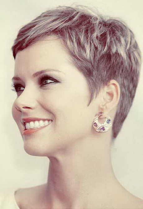 Medium pixie haircut